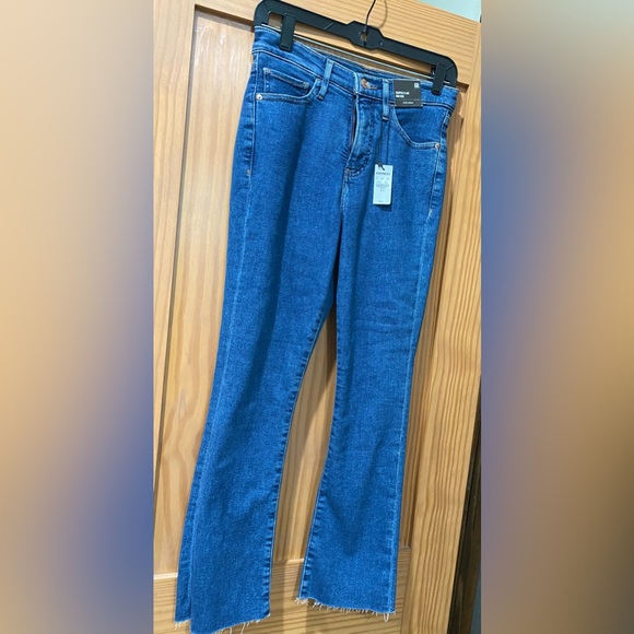 Express | Jeans | Express Ladies Cropped Flare High Rise Jeans Nwt ...